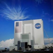 John F Kennedy Space Center Countdown Clock - urn Causeway, Flor ...