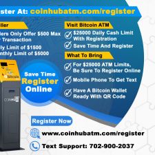Coinhub Bitcoin ATM Teller - 8400 Bradshaw Rd, Elk Grove, CA 95624 ...