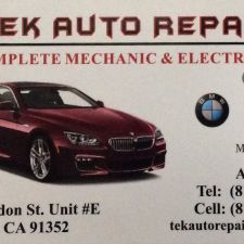 TEK AUTO REPAIR - 11623 Sheldon St STE E, Sun Valley, CA 91352, USA ...
