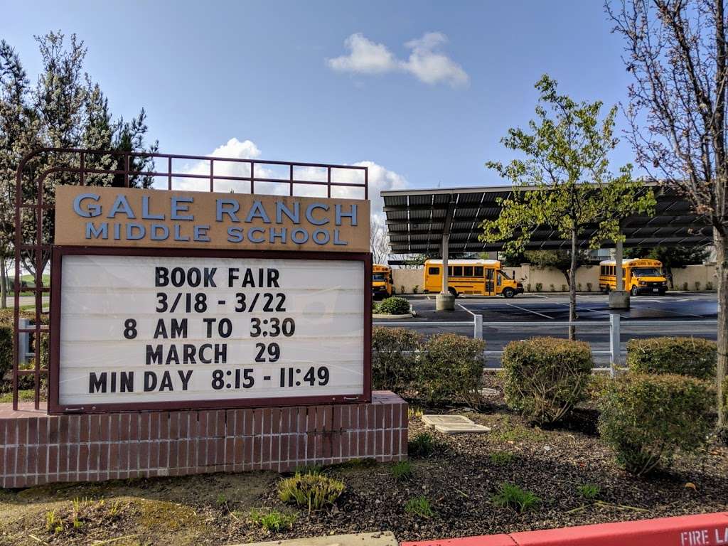 Gale Ranch Middle School - 5825, 6400 Main Branch Rd, San Ramon, CA ...
