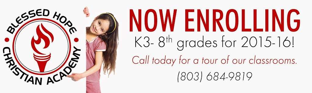 Blessed Hope Christian Academy in 410 Blessed Hope Rd, York, SC 29745, USA