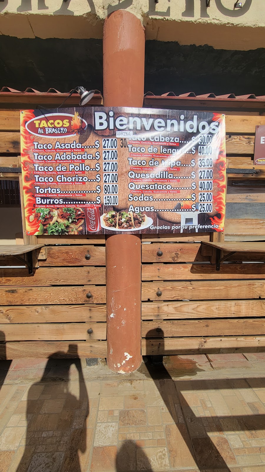 Tacos Al Brasero, El Testerazo Baja California - Km 50, Un Lado del ...
